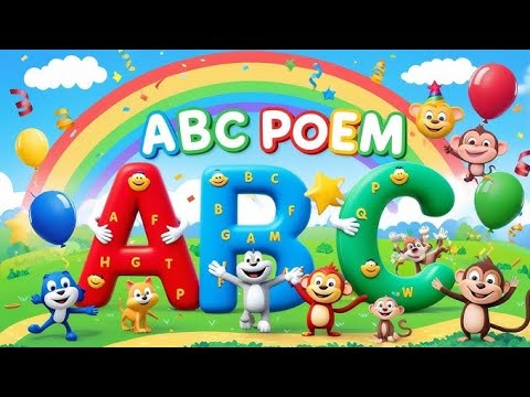 ABC Poem for Kids. | Learn ABC Alphabets. ABC Rhyme for Kids. - YouTube