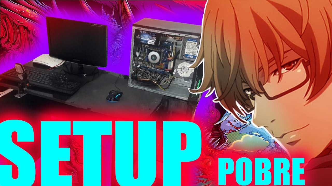 SETUP gamer de POBRE - YouTube