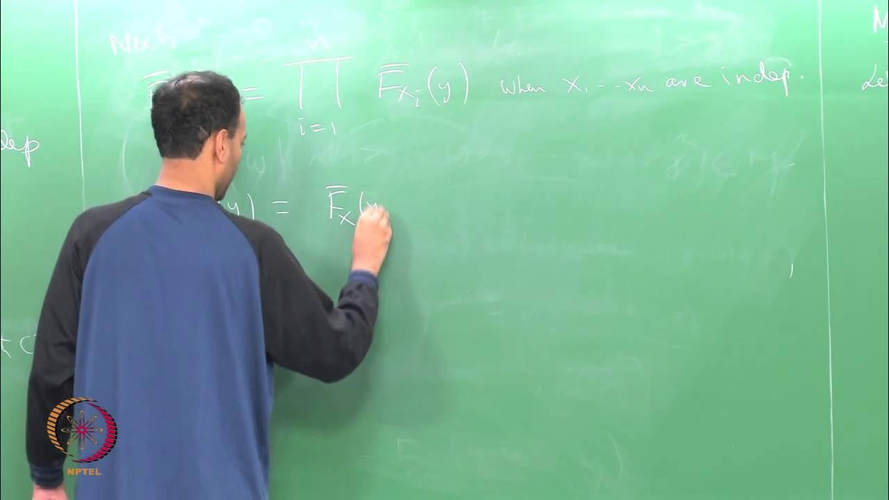 Mod-01 Lec-24 TRANSFORMATION OF RANDOM VARIABLES-1 - YouTube