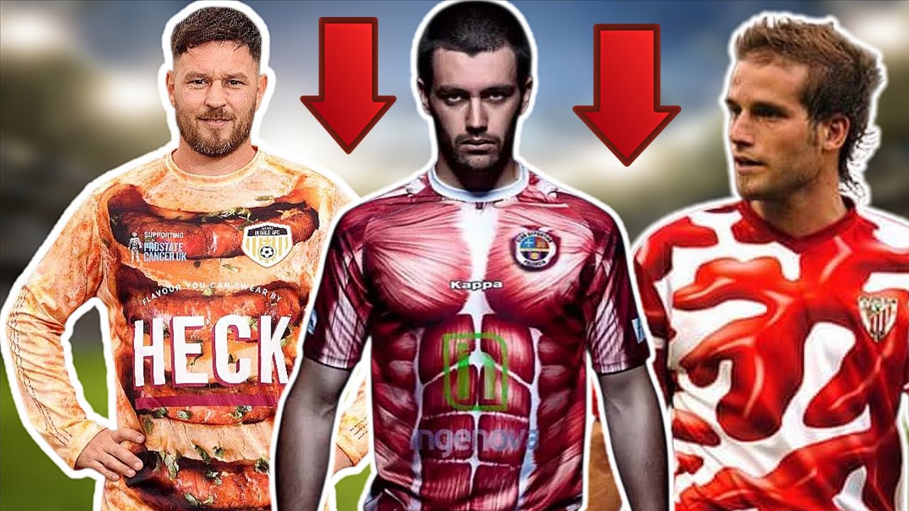 10 Weirdest Football Kits Of All Time - YouTube