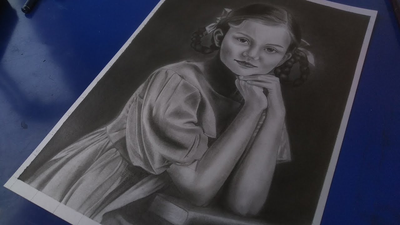 beautiful girl realistic drawing tutorial step by step | beautiful girl ...