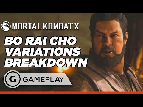 Bo' Rai Cho Official Variation Breakdown - Mortal Kombat X - YouTube