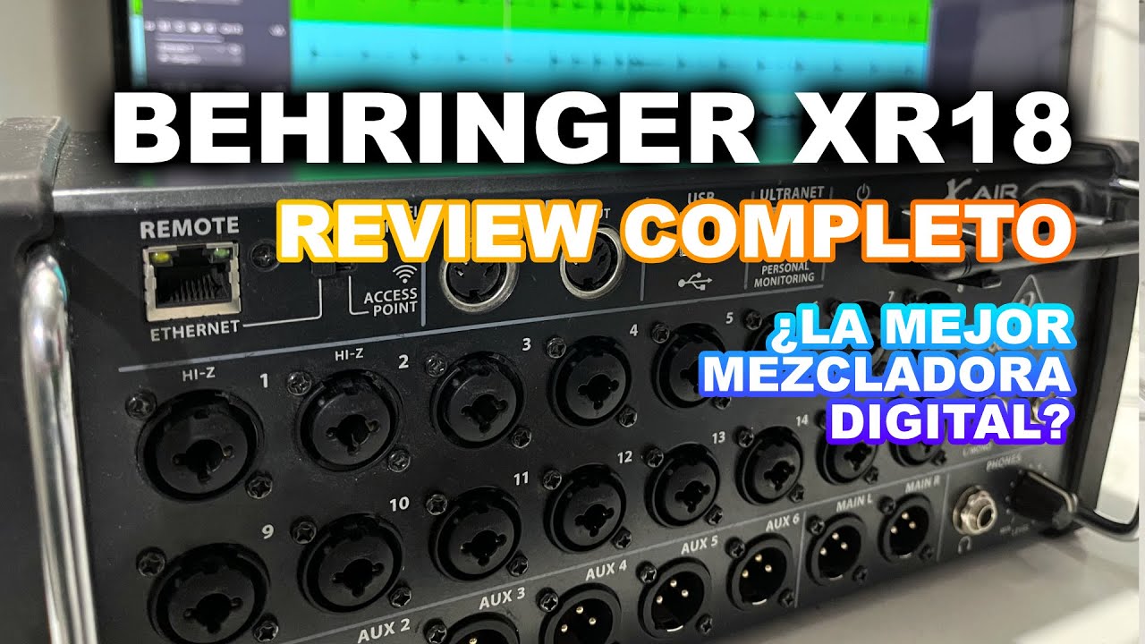 ANÁLISIS a FONDO de la BEHRINGER XR18 | Todo lo que DEBES saber antes ...