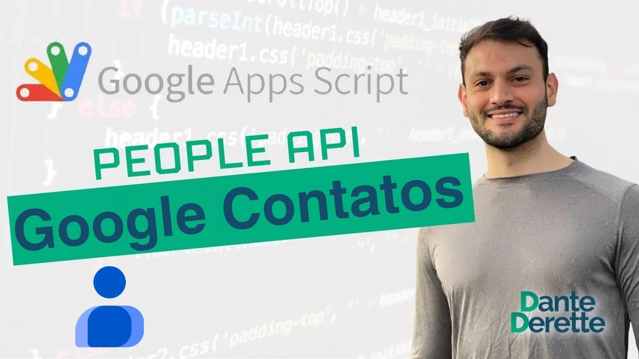 Google Apps Script - People API - #7 - YouTube