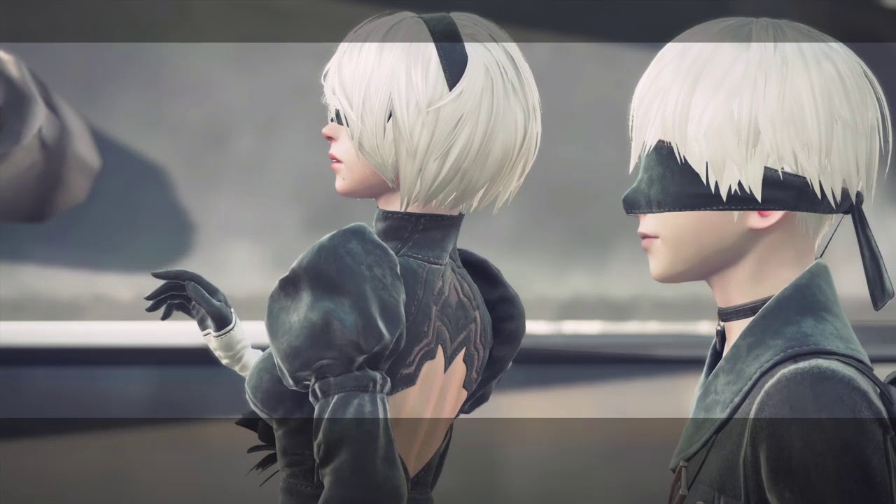 NieR:Automata - Goliath EMP / Flooded City Boss Fight - YouTube