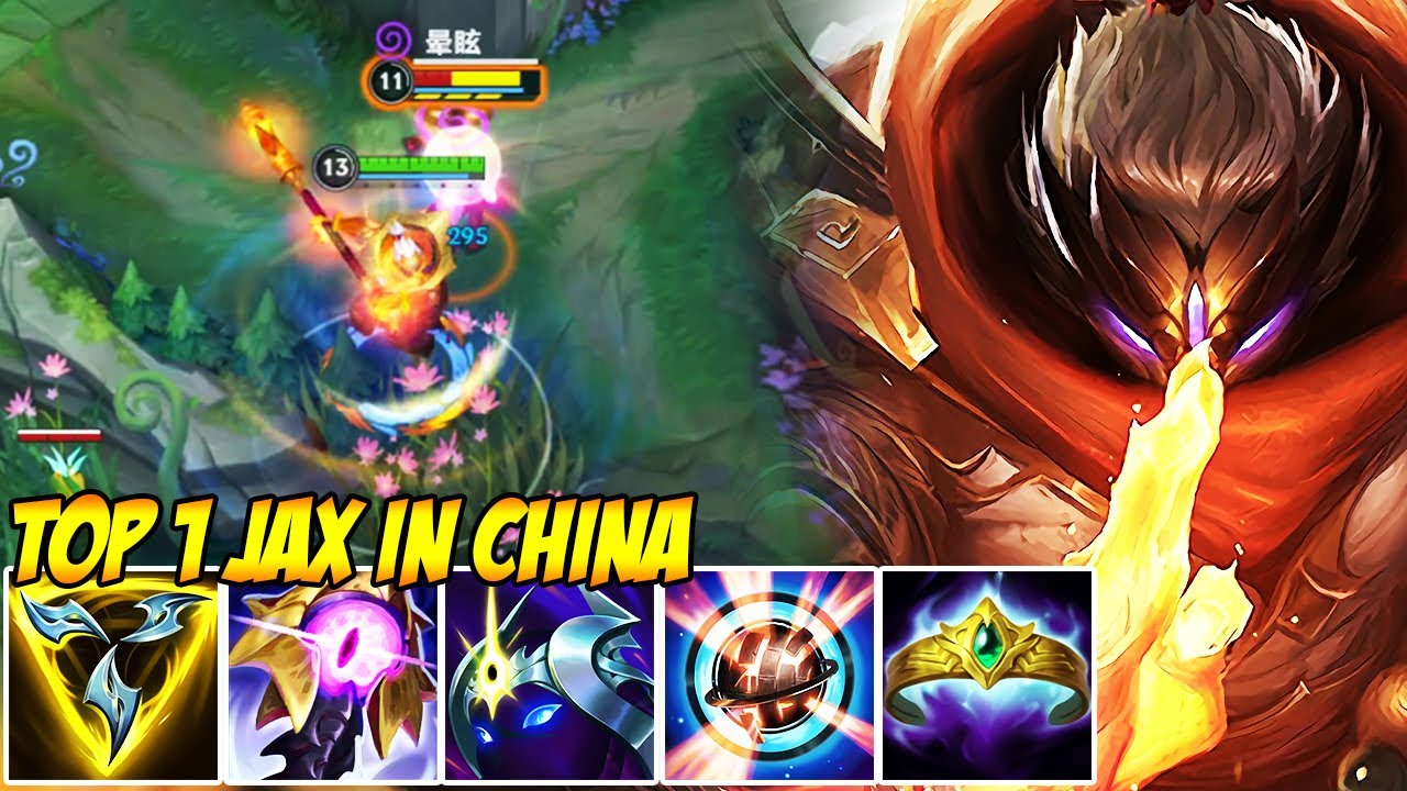 TOP 1 JAX IN CHINA WILD RIFT - THE BEST BUILD AND RUNES FOR JAX - YouTube