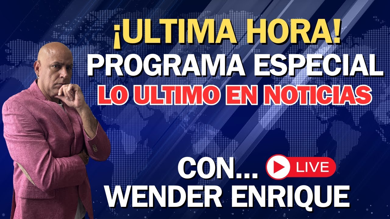 EN VIVO CON WENDER ENRIQUE ... ASI SON LS COSAS ! - YouTube