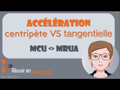 Accélération centripète versus accélération tangentielle (Etude des ...