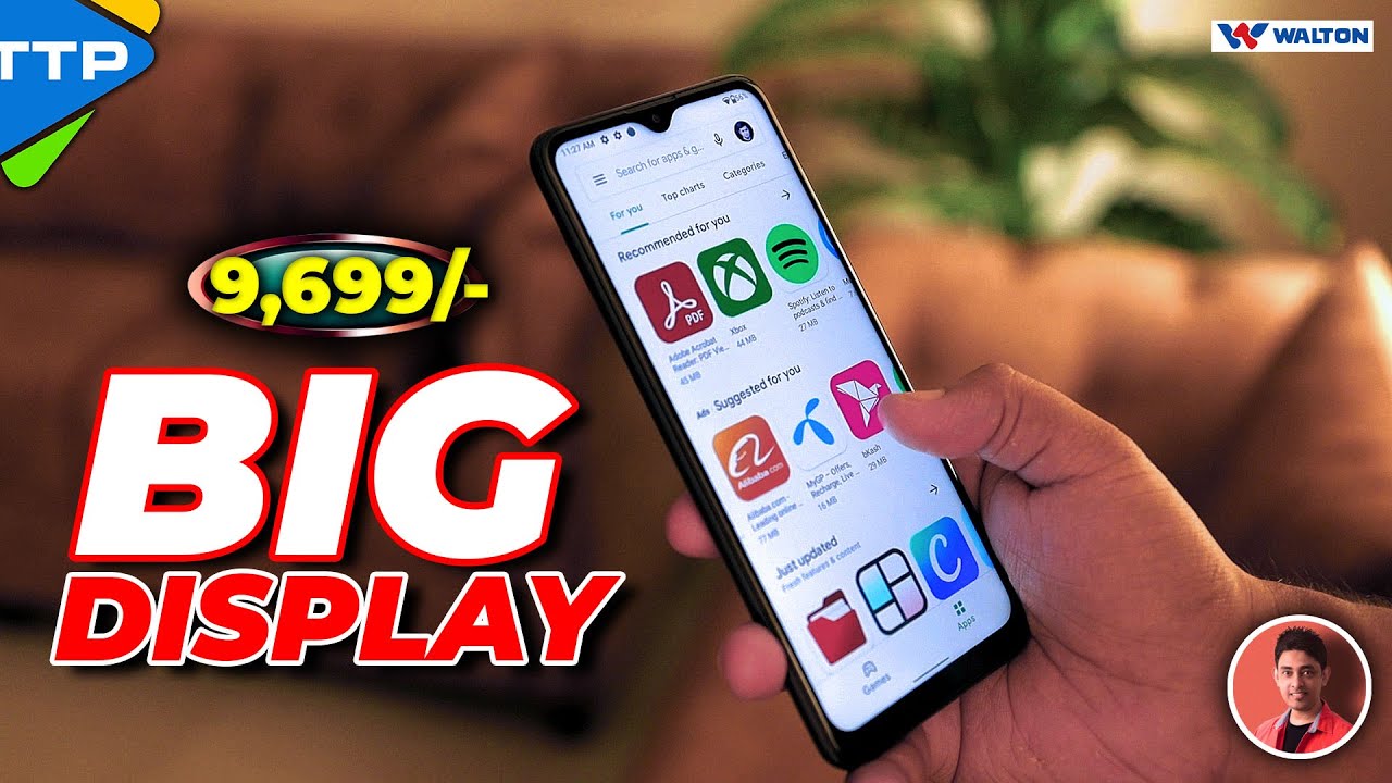 Walton-এর বিশাল ডিসপ্লের ফোন মাত্র ৯,৬৯৯ টাকায়: Primo NF5 Review - YouTube