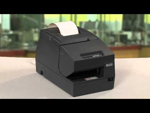 Epson's TM-H6000III Multifunction Printer for Teller Stations - YouTube