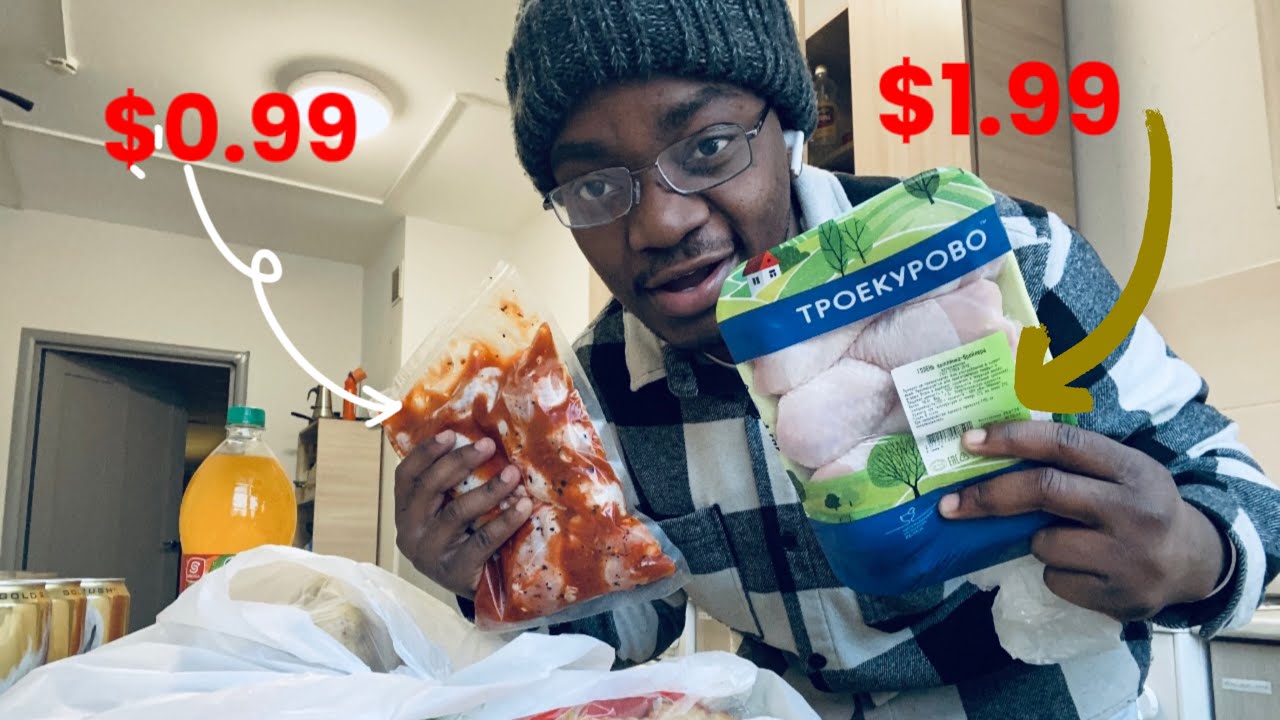 How much i spend on FOOD as a GYM BRO living in RUSSIA - YouTube