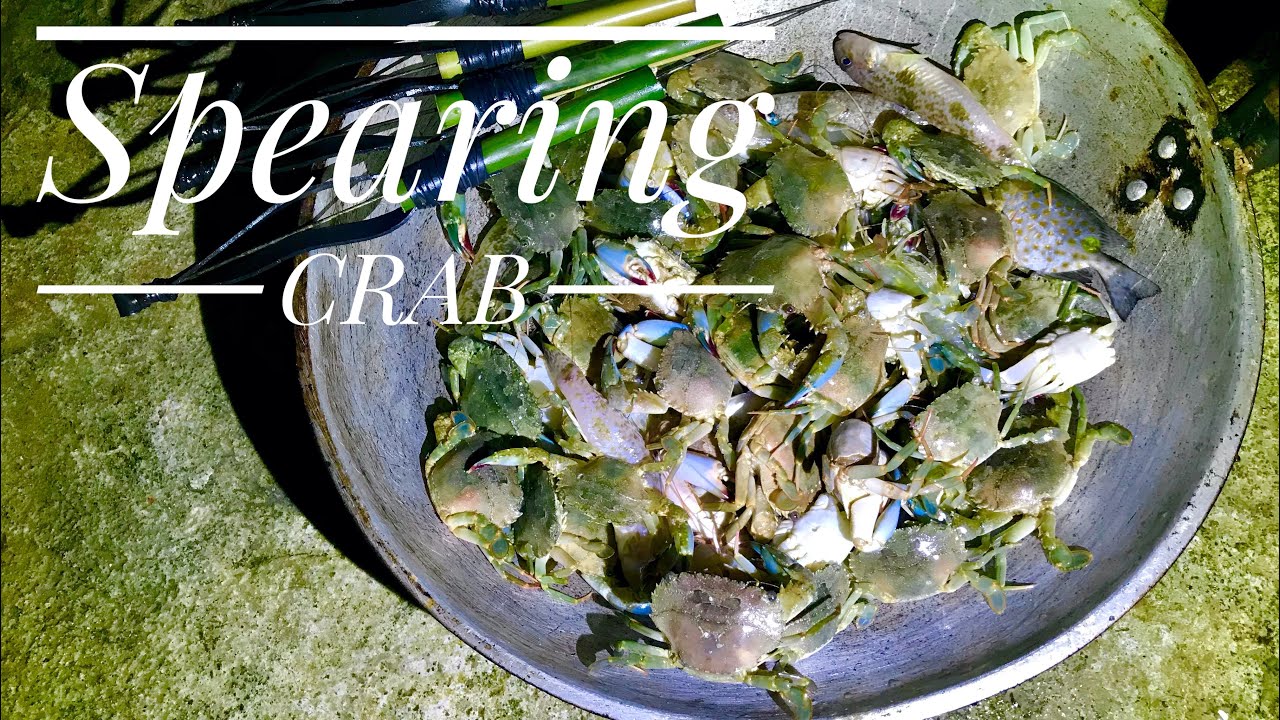 NIGHT SPEARING CRABS (KASAG) PART 2 | CATCH AND COOK (ADOBO) |BOHOL ...