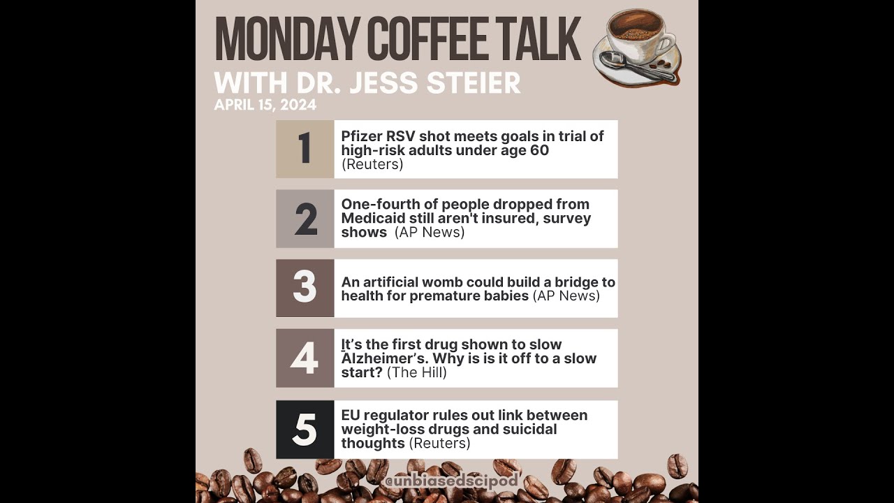 Health and Science News With Dr. Jess Steier - April 15, 2024 - YouTube