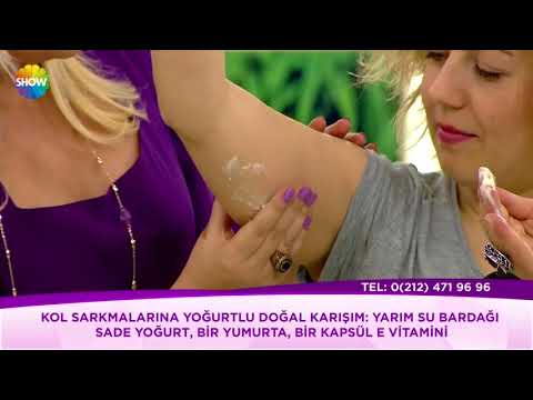 Kol Sarkmalarına yoğurtlu doğal karışım