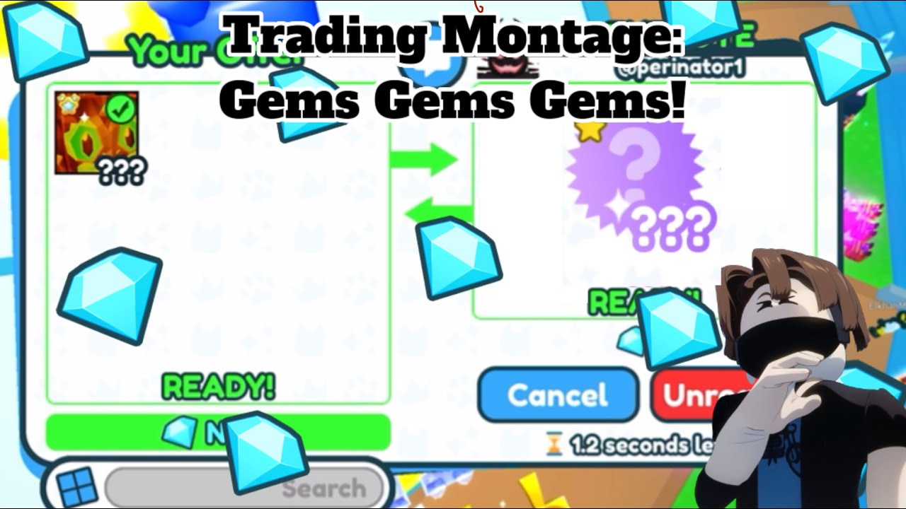 Trading Montage Legacy: Gems Gems Gems! | Pet Simulator X - YouTube