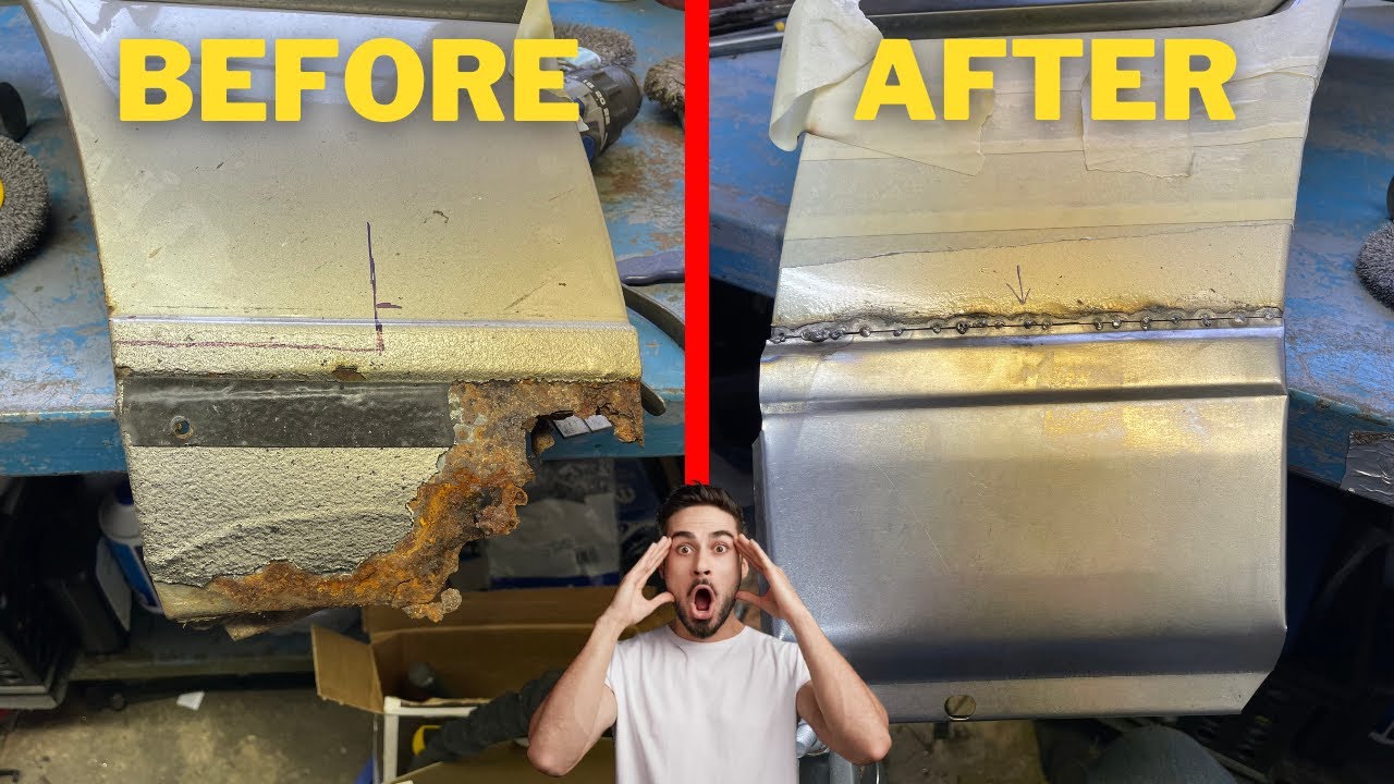 Repairing Rusty Quarter Panels On My 1988 BMW E30 - YouTube