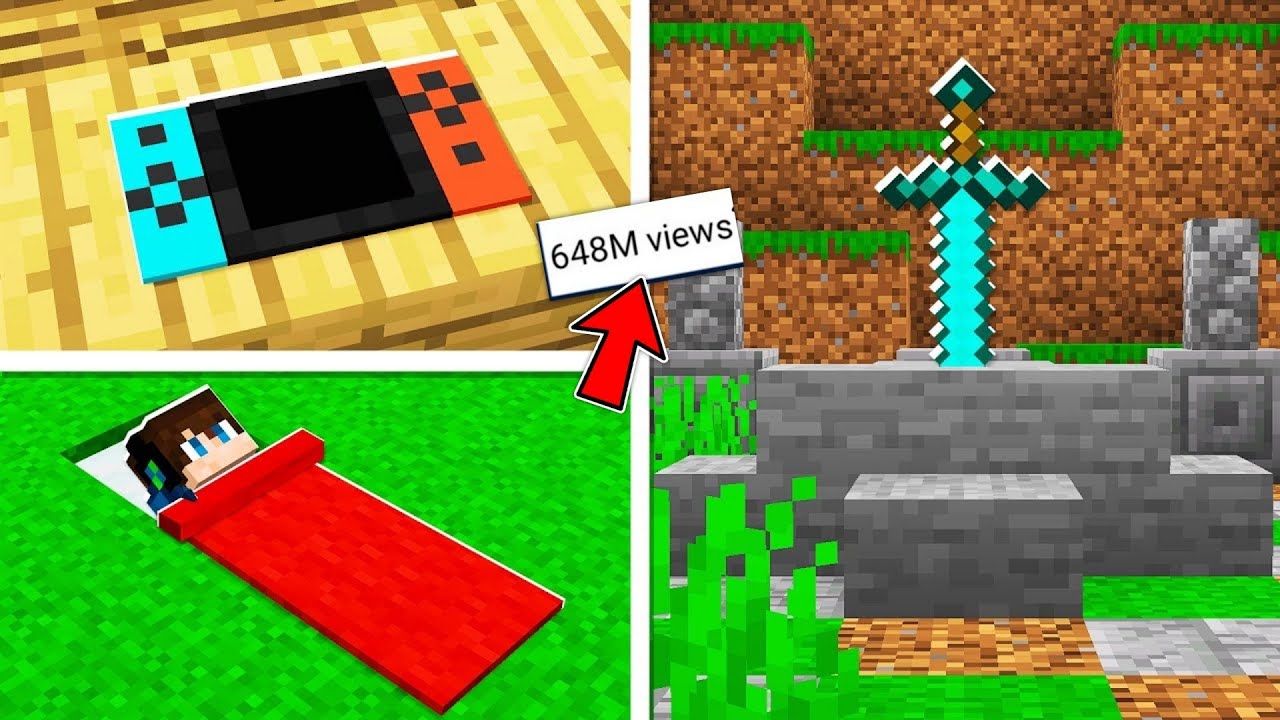 Tasting Viral Most Viewed Minecraft HACKS💥 || Minecraft Tik tok Hacks ...