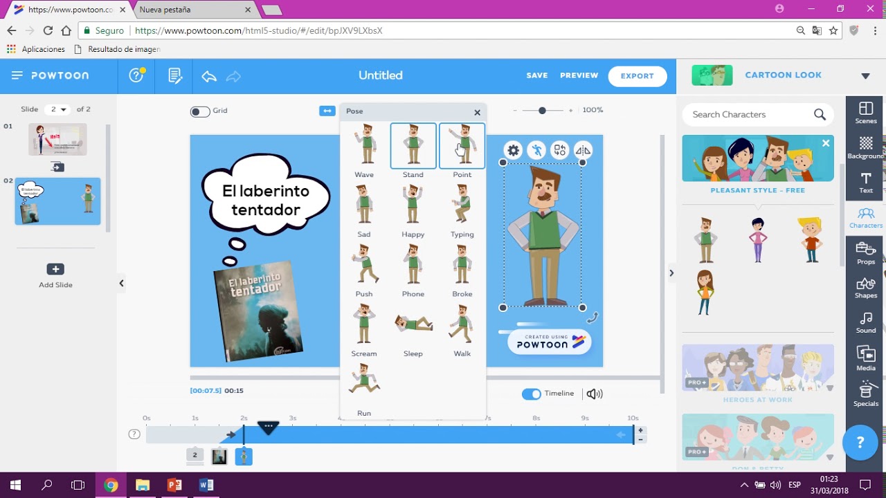Tutorial - Cómo crear un Powtoon - YouTube