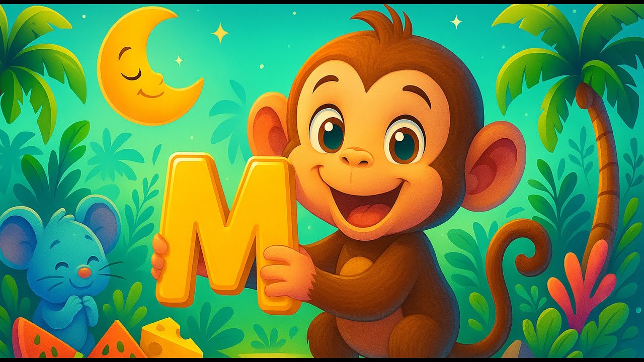 ABC Song for Kids – The Letter M | Fun Alphabet Song with Colors and ...