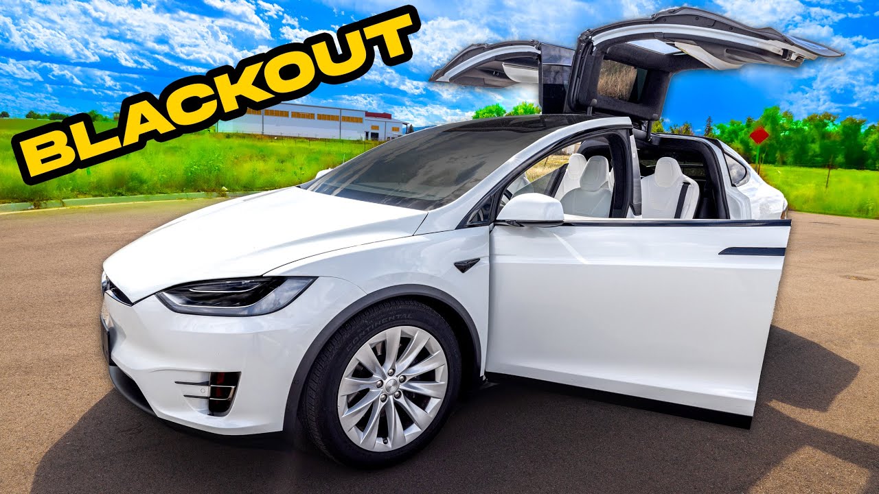 2017 Tesla Model X DIY Blackout Kit // Must Have Mods - YouTube