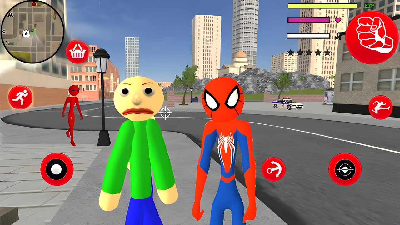 Boldi Stickman Game - Baldi Stickman Rope Mafia Crime Part#10 - Android ...