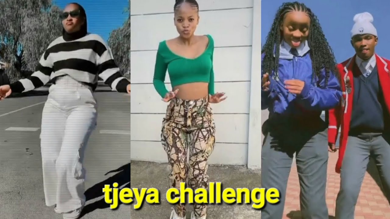 amapiano tjeya challenge💃dance moves compilation - YouTube