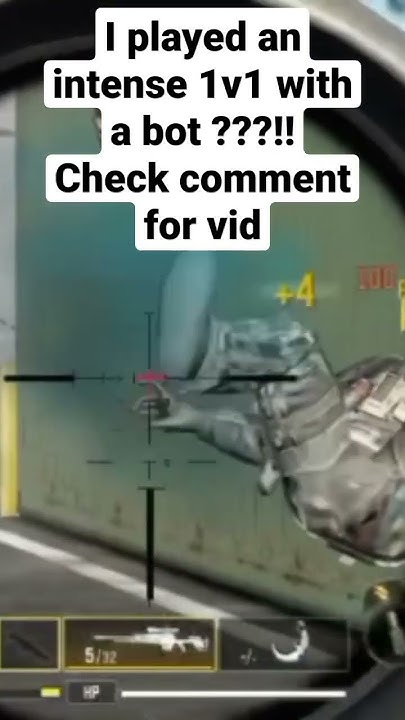 I played an intense 1v1 with a bot?! Link in comment #gaming #codmobile #codm #gaming # ...