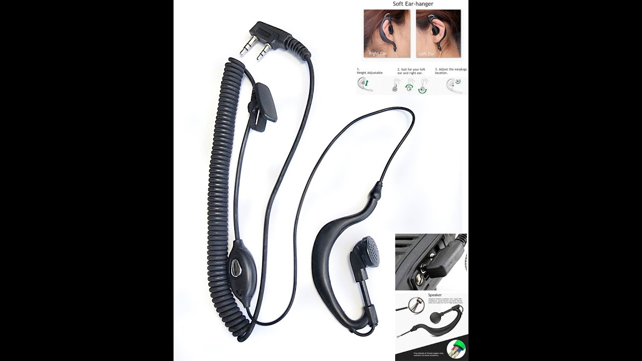 Headset HT handsfree Throat Mic Touring HT Baofeng Weierwei Kenwood dan ...