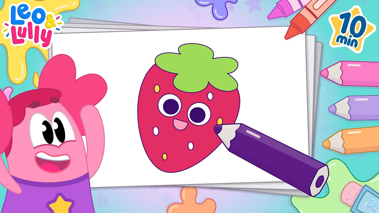 DESENHO PASSO A PASSO: O MORANGO - YouTube