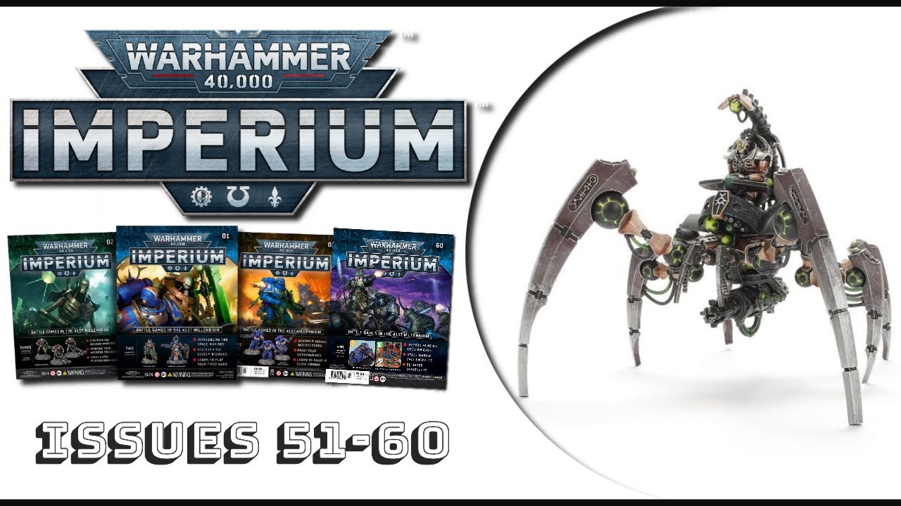 Warhammer 40K - Imperium magazine Issues 51-60 - Review with painted ...