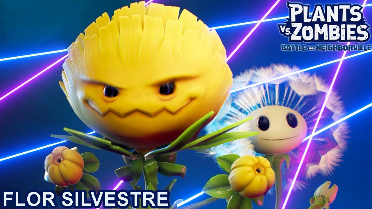 FLOR SILVESTRE Plants vs Zombies BATTLE for NEIGHBORVILLE - YouTube