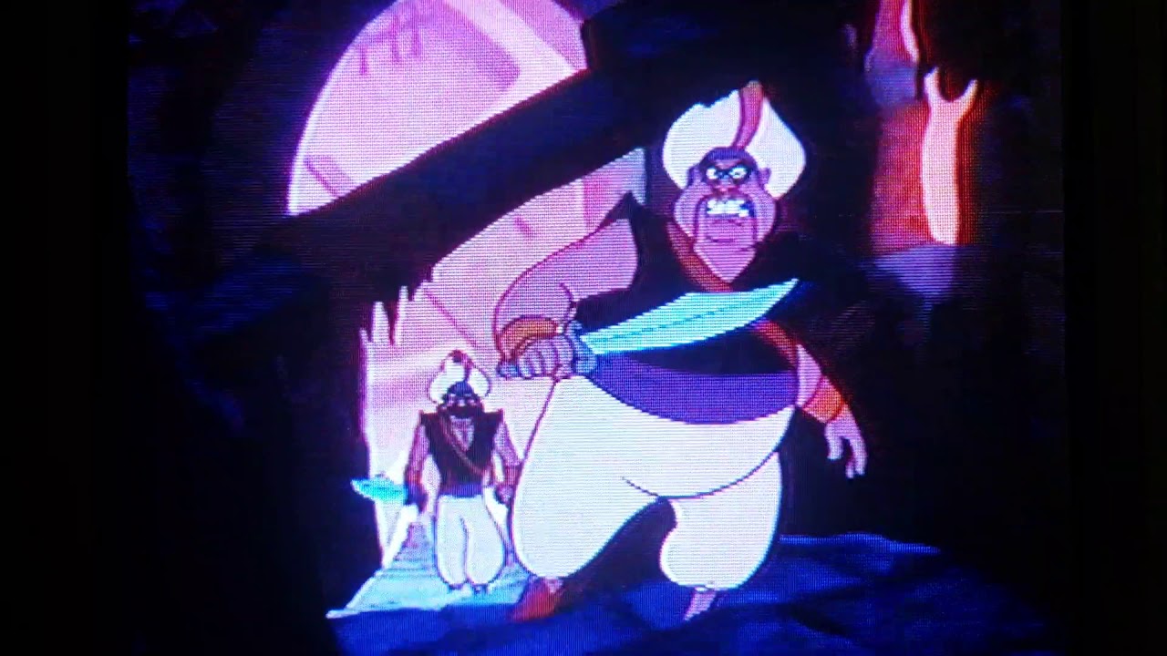 Aladdin Running away from the guards 1993 VHS - YouTube
