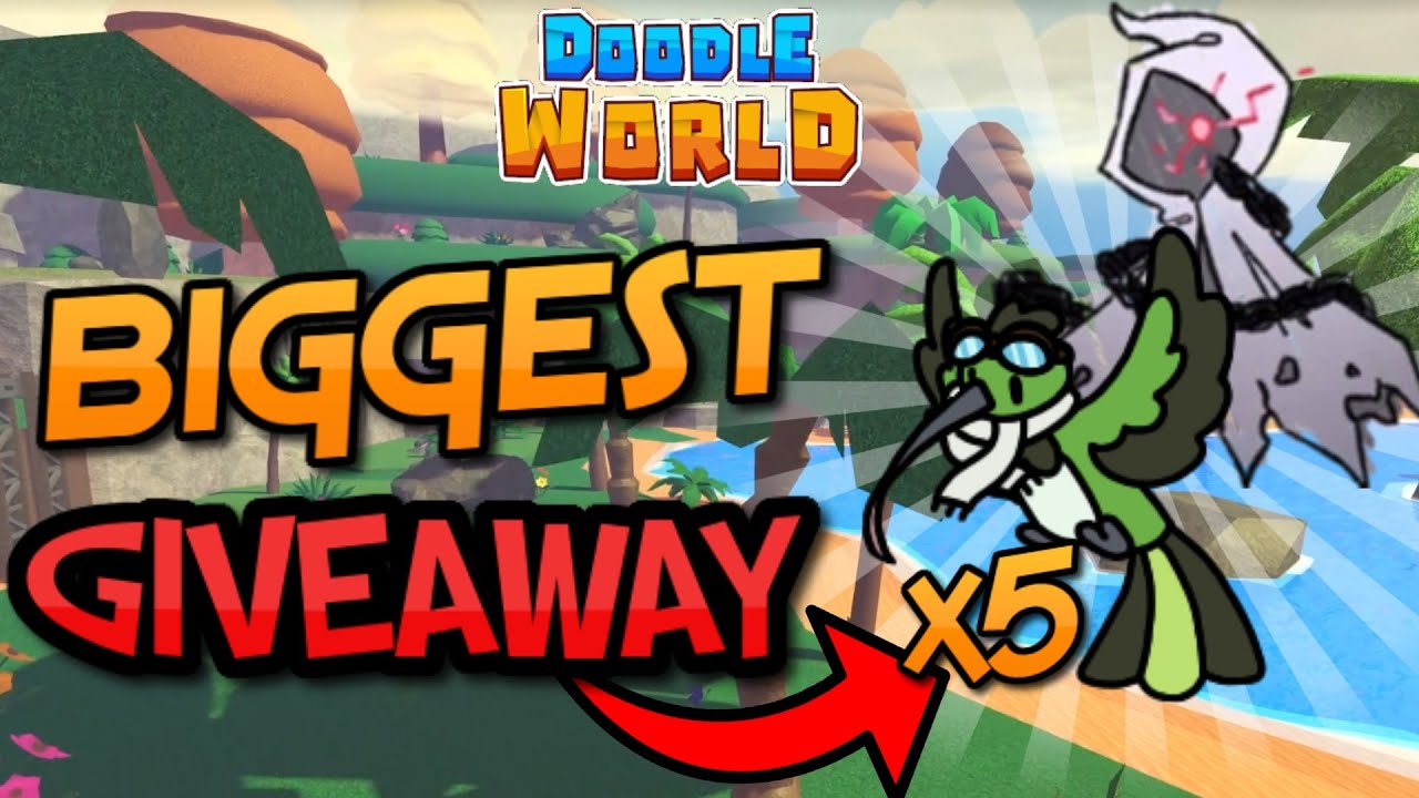 MY BIGGEST DOODLE WORLD GIVEAWAY! MISPRINT CHRONOS!! - YouTube