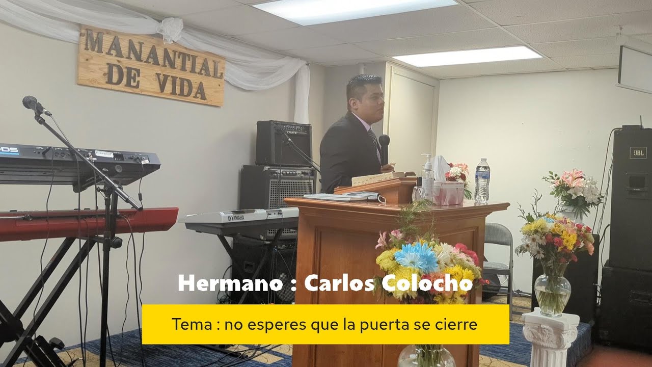 Hermano : Carlos Colocho | Tema : No esperes que la puerta se cierre ...
