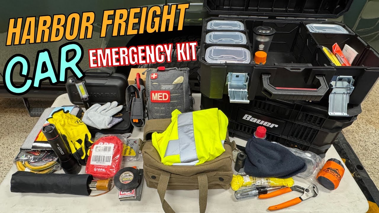 Harbor Freight Modular Car EMERGENCY Kit! - YouTube
