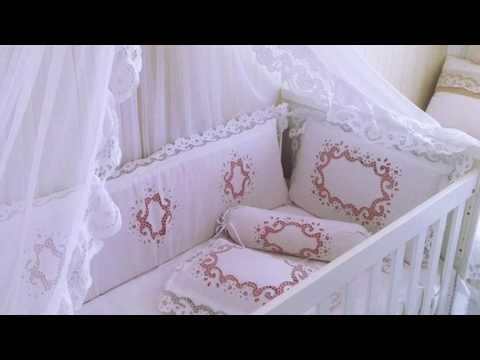 KIT BERÇO BORDADO RICHELIEU - MIUDINHO
