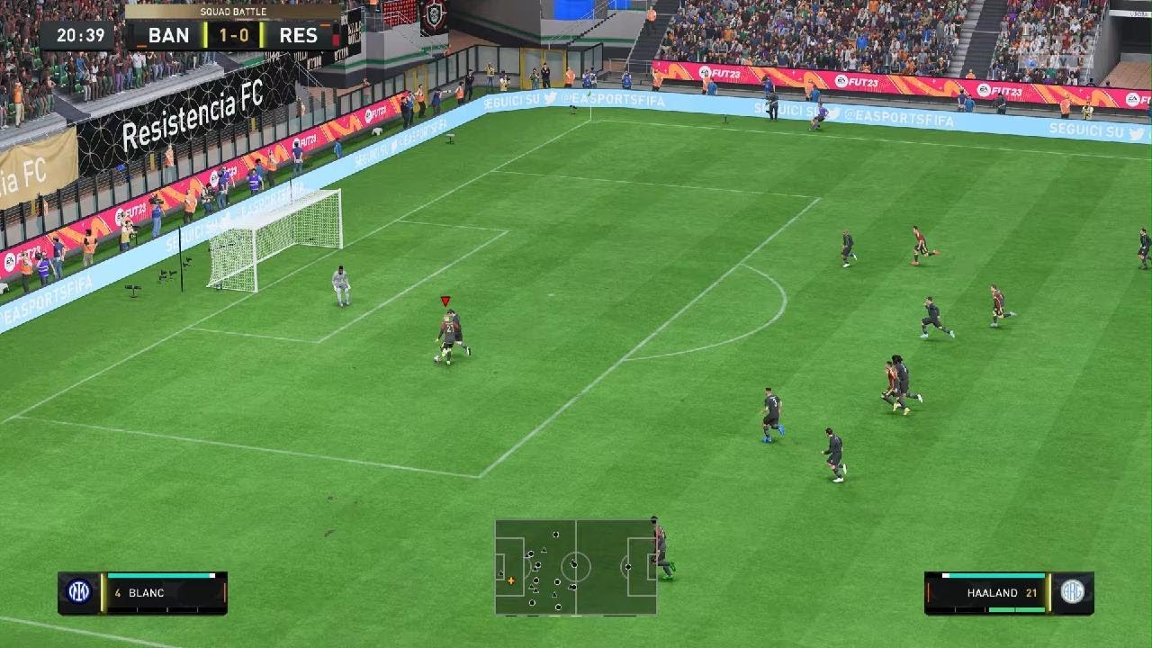 Halland Chip Shot FIFA 23 - YouTube