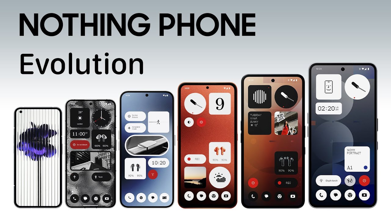 Evolution of Nothing Phone - YouTube