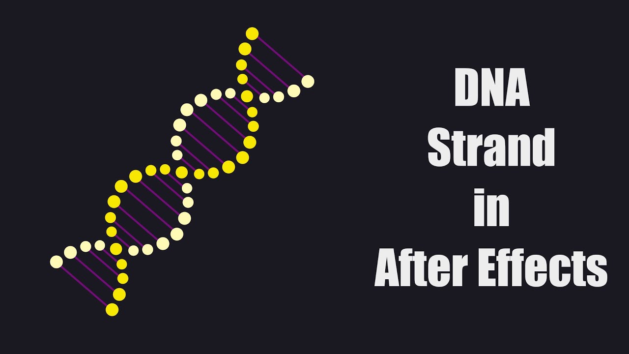 DNA Animation In After Effects in 6 mins - YouTube
