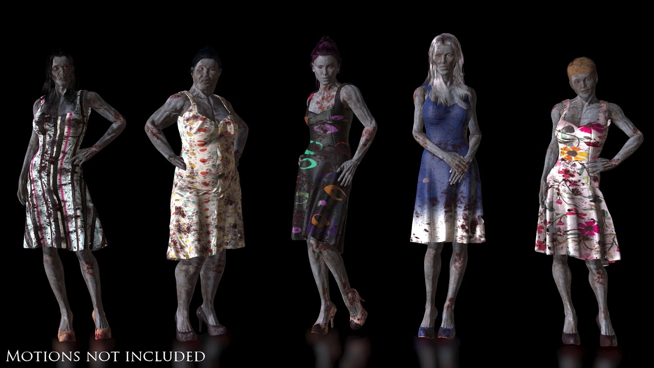 Zombie CC Project Packs | iCLone 7 | Character Creator 2 - YouTube