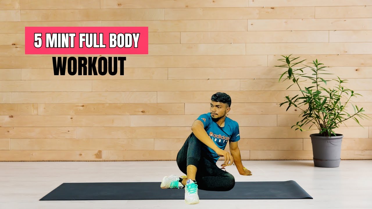 5-Minute Full Body Workout at Home (No Gym Needed!) - YouTube
