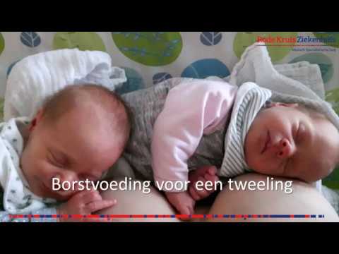 Borstvoeding voor een tweeling - YouTube