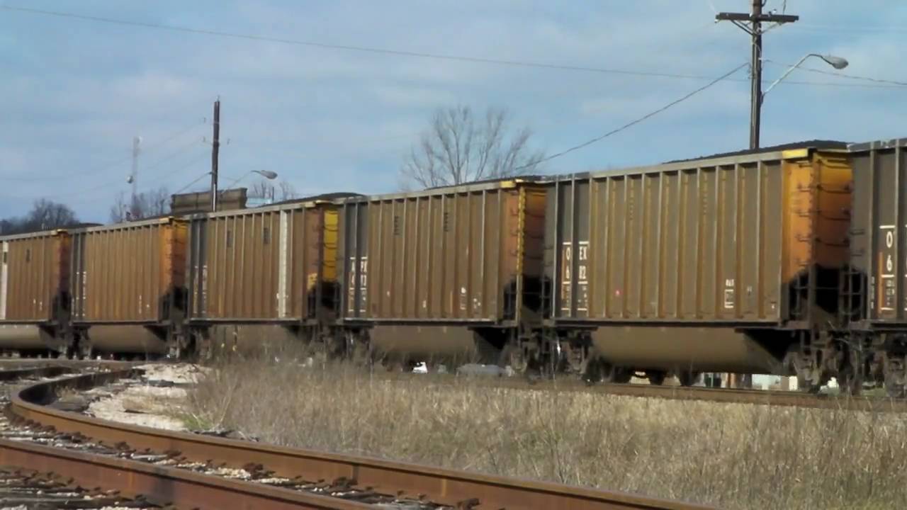 UP 7221 loaded coal train on the KCS at Ashdown, Ar. © - YouTube