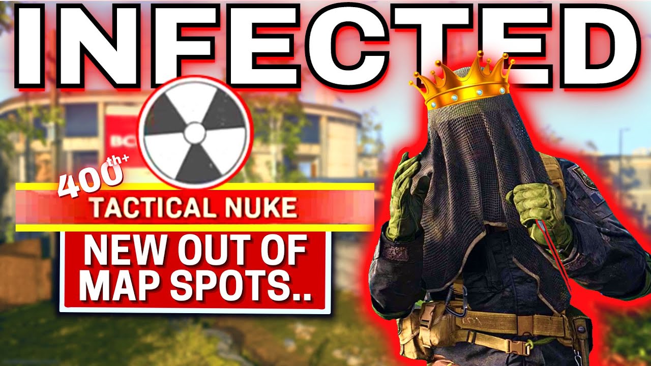 NEW* OUT OF MAP GLITCH SPOT + BARELY USED 200 HP INFECTED NUKE SPOT ...