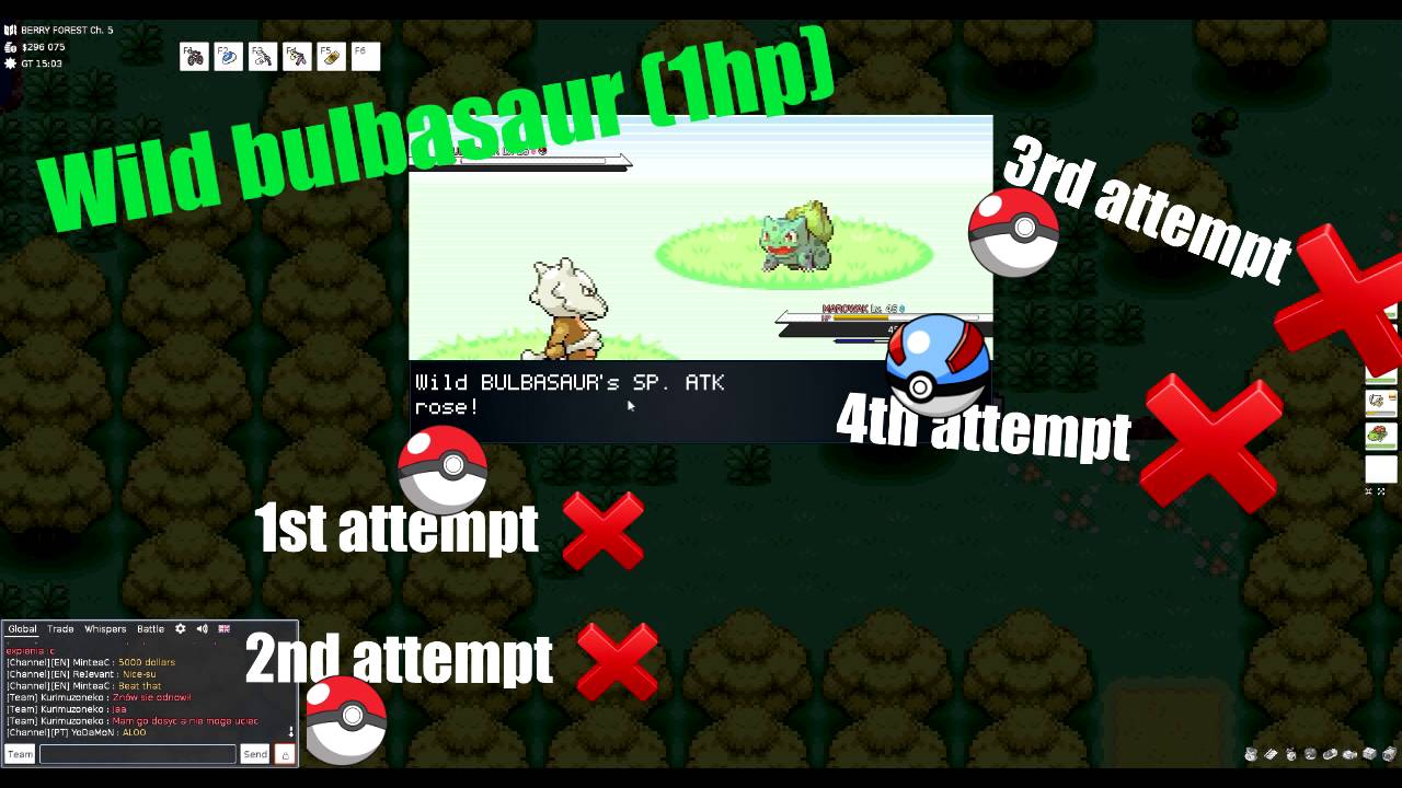 How to catch bulbasaur - HTP #1 - YouTube