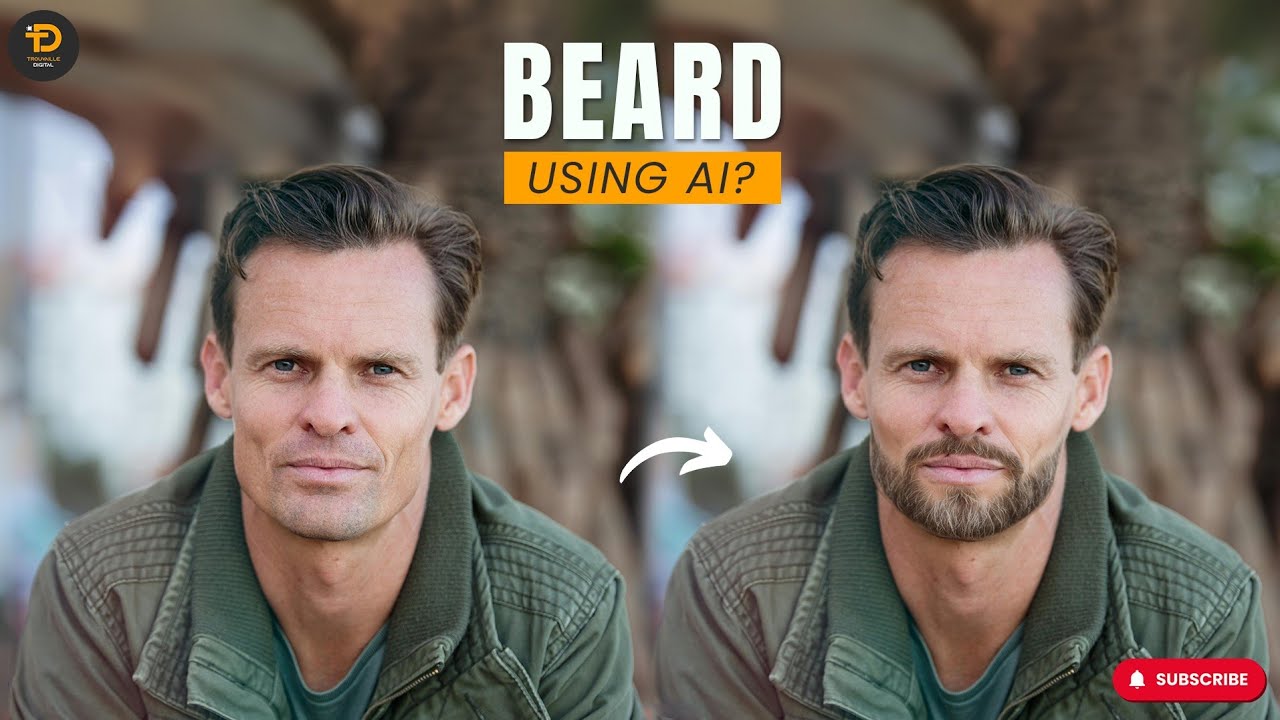 How To Add Beard In Photo: Best AI Tool (INSTANTLY) 🔥 - YouTube