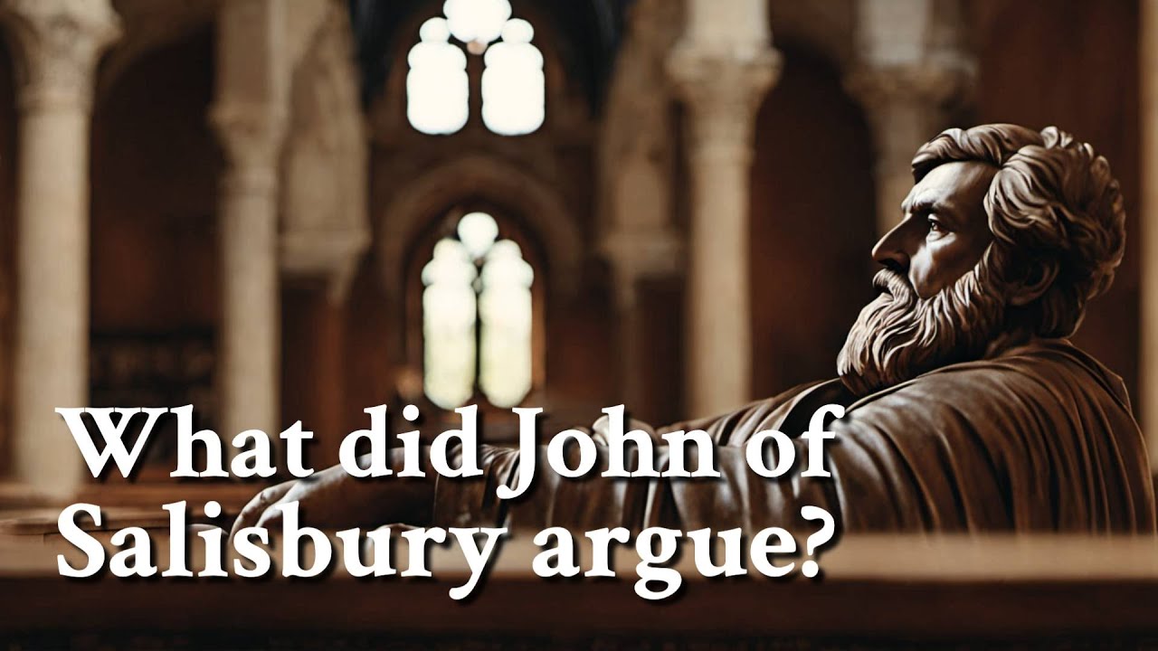 What did John of Salisbury argue? | Philosophy - YouTube