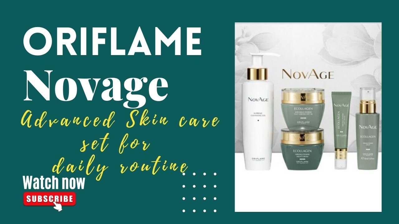 oriflame novage advanced skin care set| novage ka skin care set - YouTube