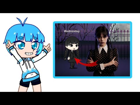 How to Make a Wednesday Addams Character | Gacha Life - YouTube