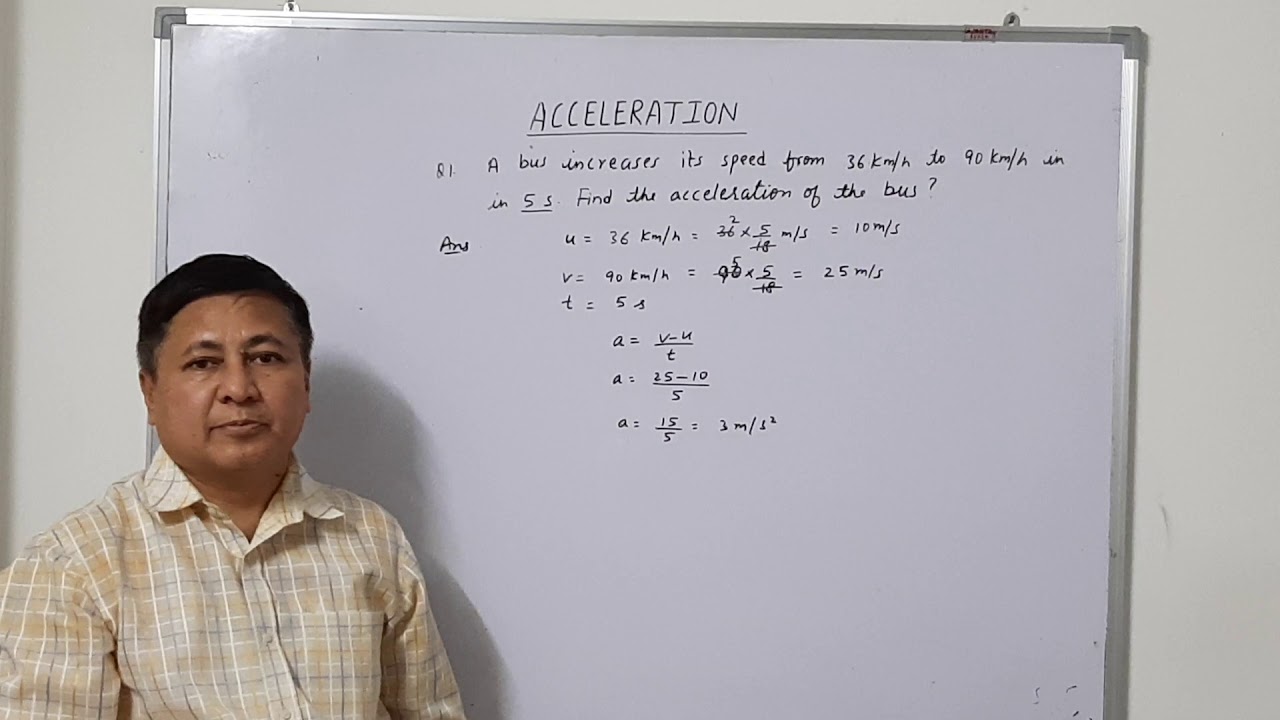 CLASS 9th Physics Acceleration part 1 - YouTube